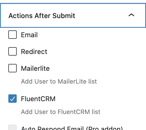 Integrating Kadence Forms With Fluentcrm Kadence Wp Documentation